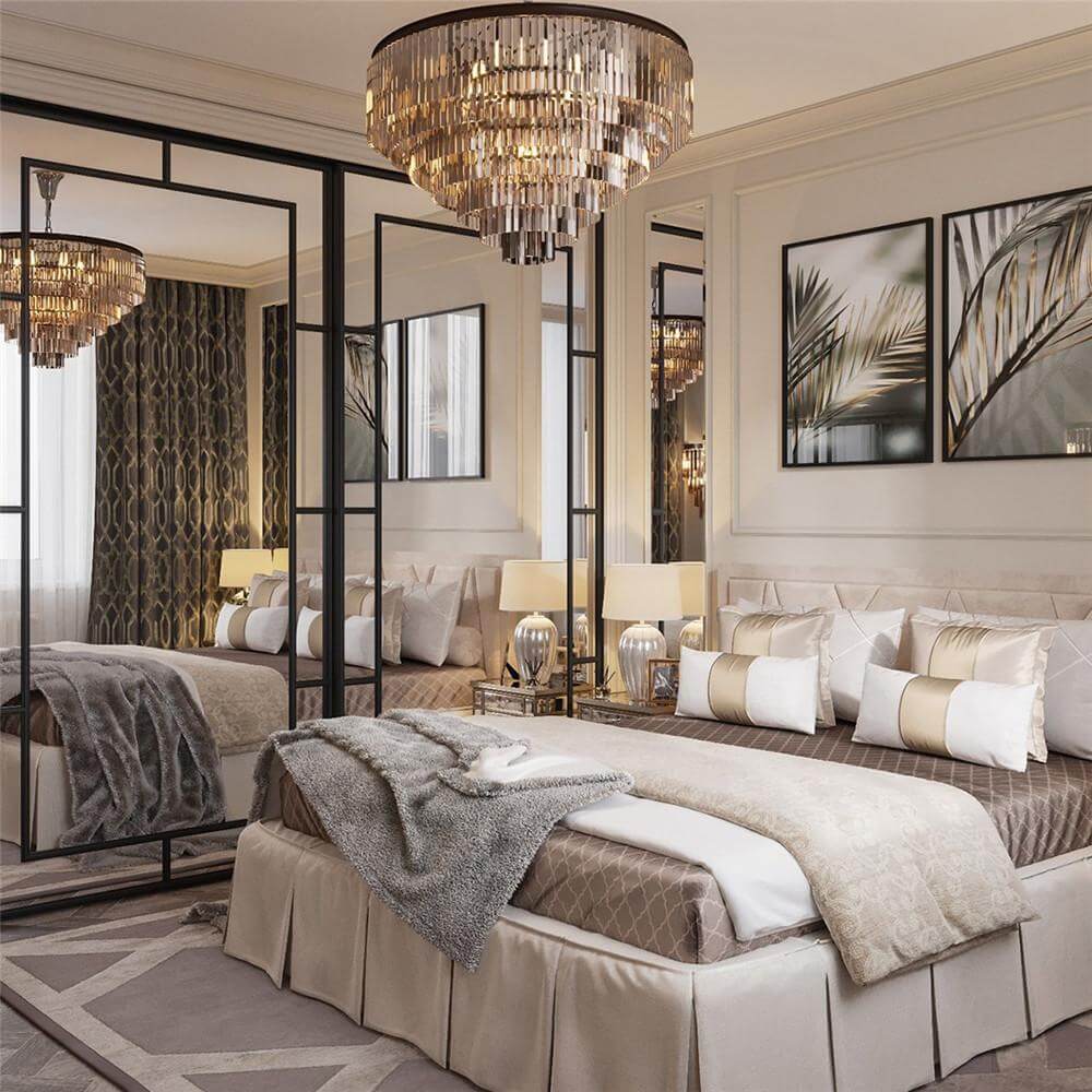 Multi-Tier Crystal Chandelier – MOOONI LIGHTING