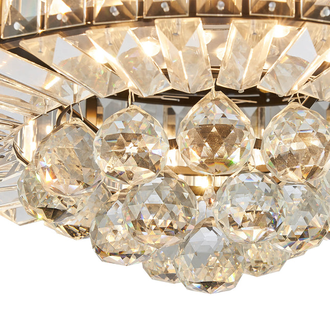 Classic Brushed Nickel Retractable All-in-One Fandelier – MOOONI LIGHTING