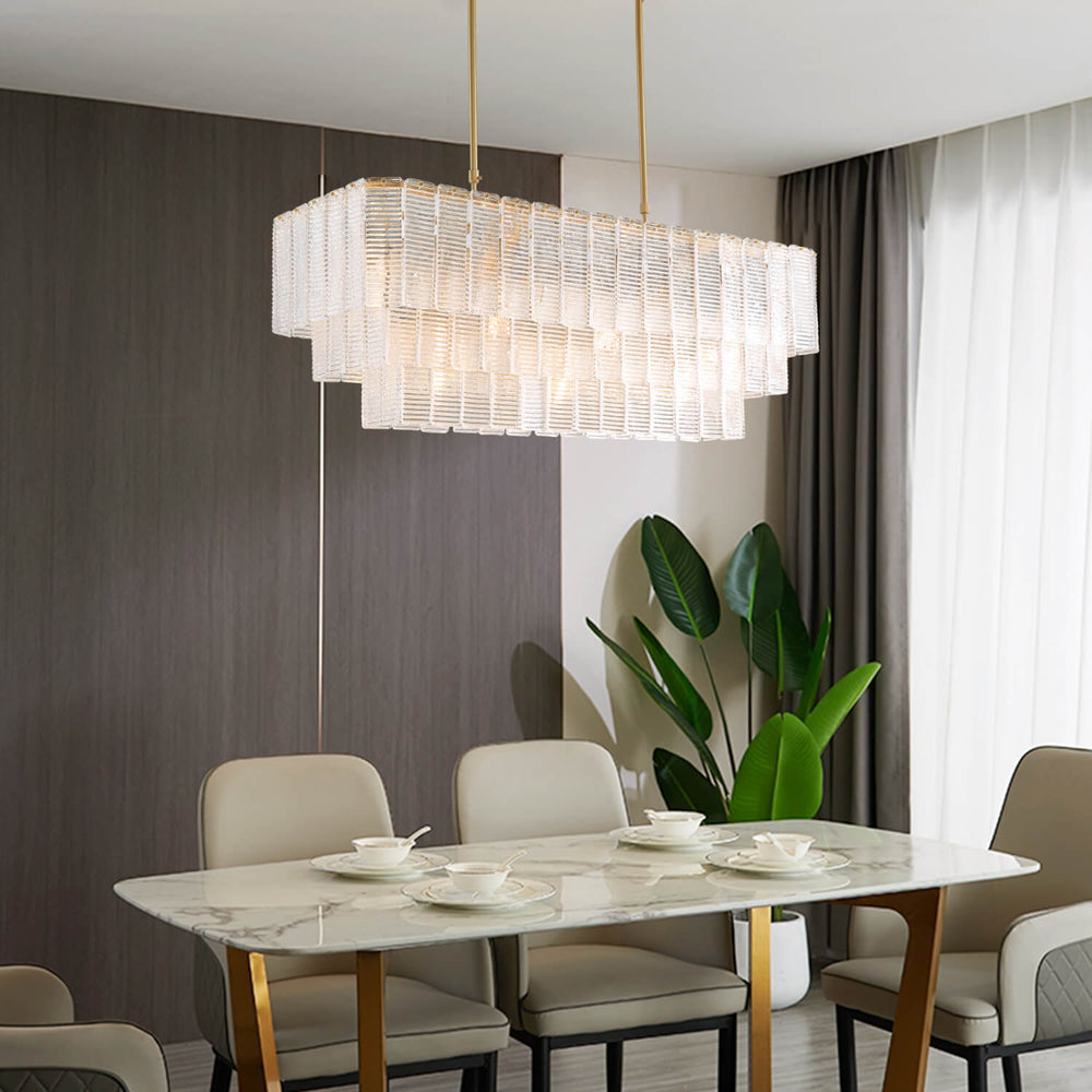 gold-frame-3-layer-glass-chandelier – MOOONI LIGHTING