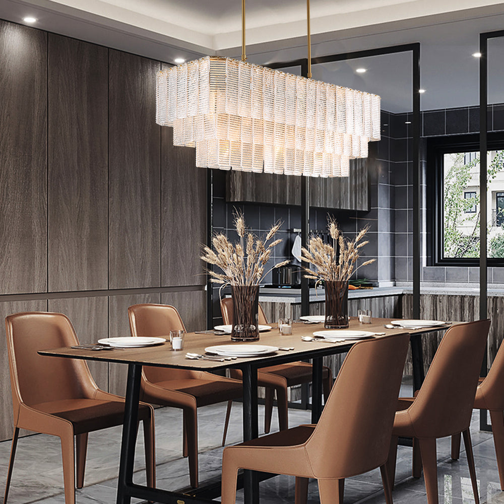 gold-frame-3-layer-glass-chandelier – MOOONI LIGHTING