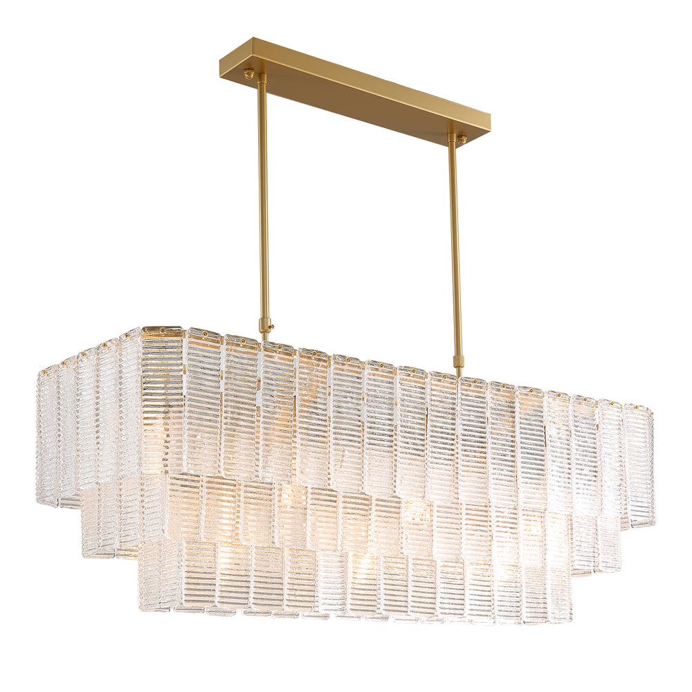 gold-frame-3-layer-glass-chandelier – MOOONI LIGHTING