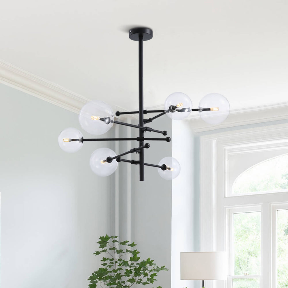 road-sign-glass-chandelier-6-lights – MOOONI LIGHTING