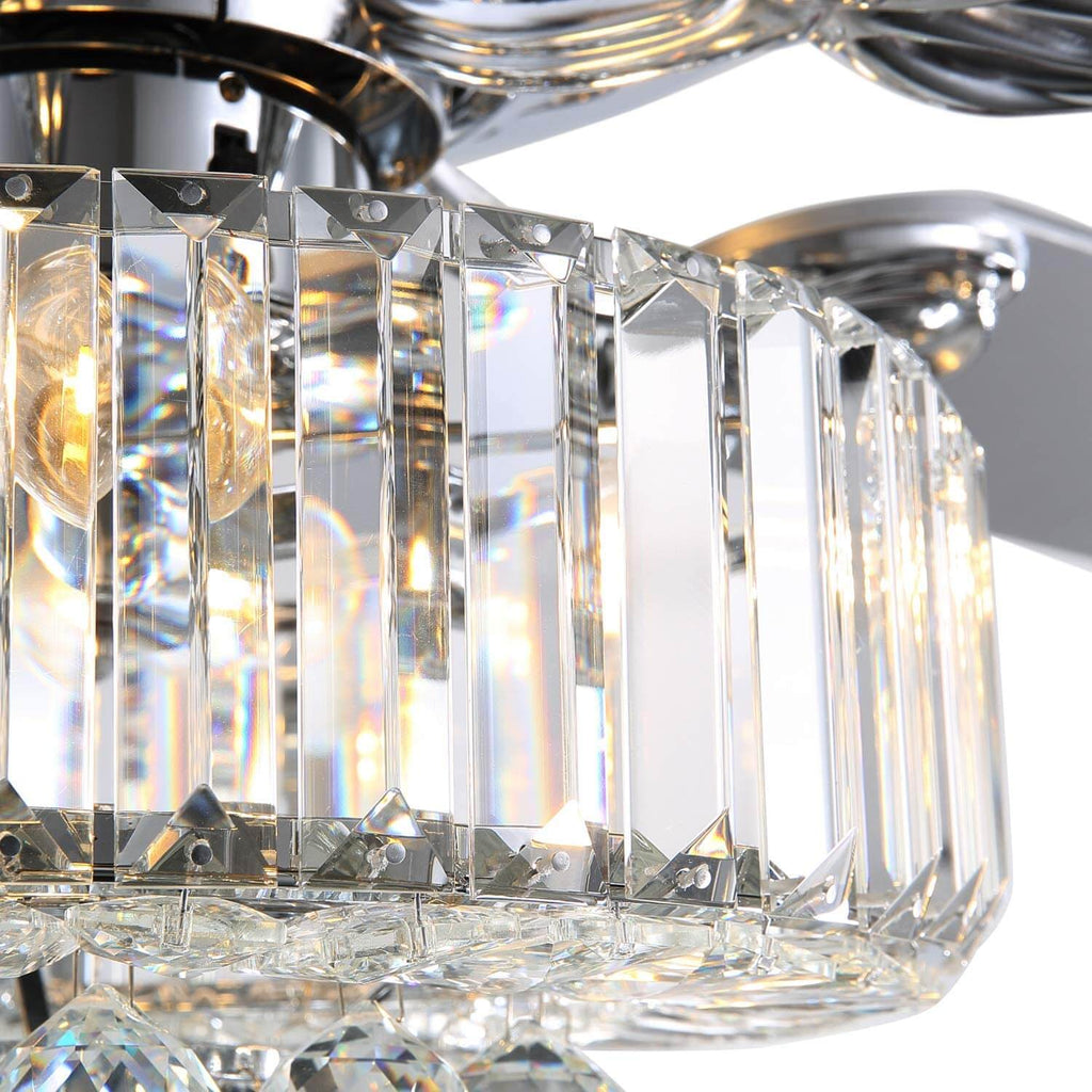 Most Popular Crystal Light Fixture Combo ceiling Fan – MOOONI LIGHTING