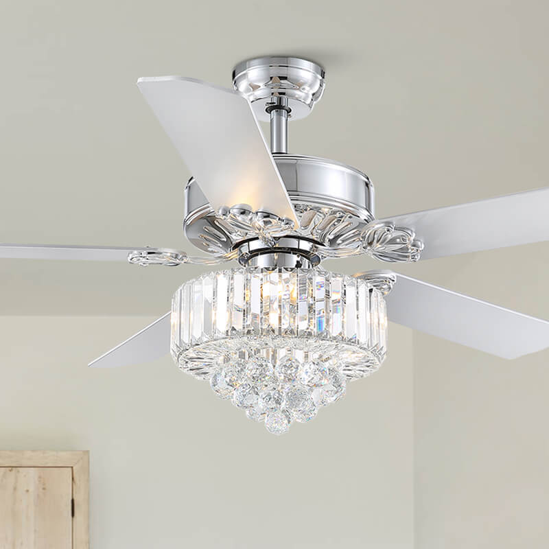 Most Popular Crystal Light Fixture Combo ceiling Fan – MOOONI LIGHTING